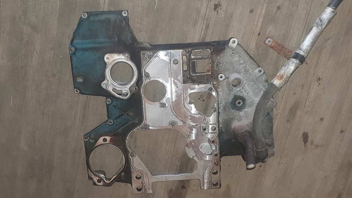USED Navistar DT466 Front Timing Cover (P#: SN-001) – SNK Parts Sourcing